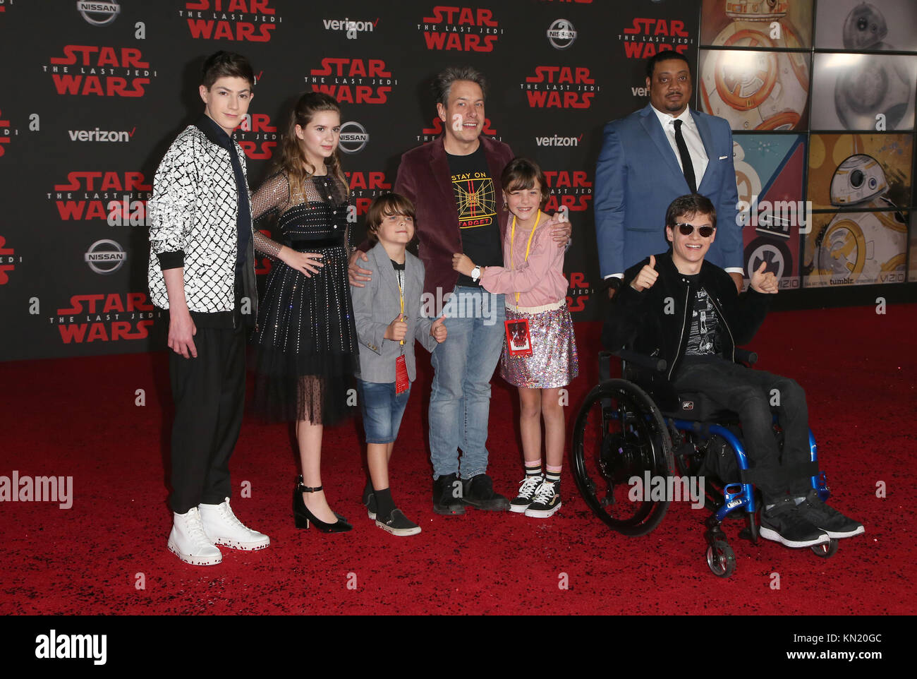 LOS ANGELES, CA - DECEMBER 9: Micah Fowler, Cedric Yarbrough, Mason ...