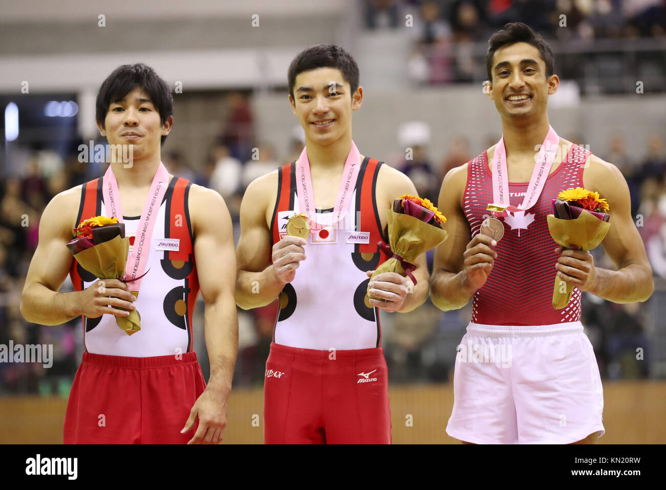 Sky Hall Toyota, Aichi, Japan. 10th Dec, 2017. (L to R) Keisuke Asato ...