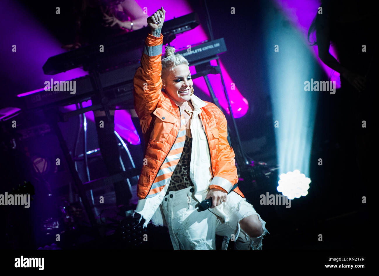 Berlin, Germany. 09th Dec, 2017. US singer Pink performing in concert ...