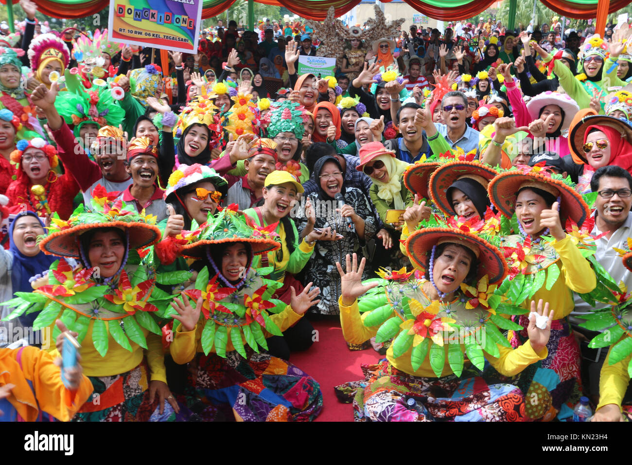 Surabaya. Indonesia 10 Dec 2017 Tri Rismaharini, better known as “Ibu ...