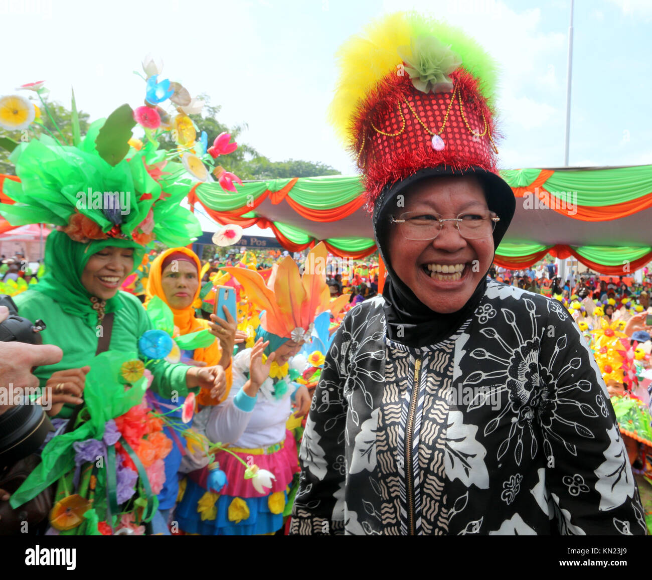 Surabaya. Indonesia 10 Dec 2017 Tri Rismaharini, better known as “Ibu ...