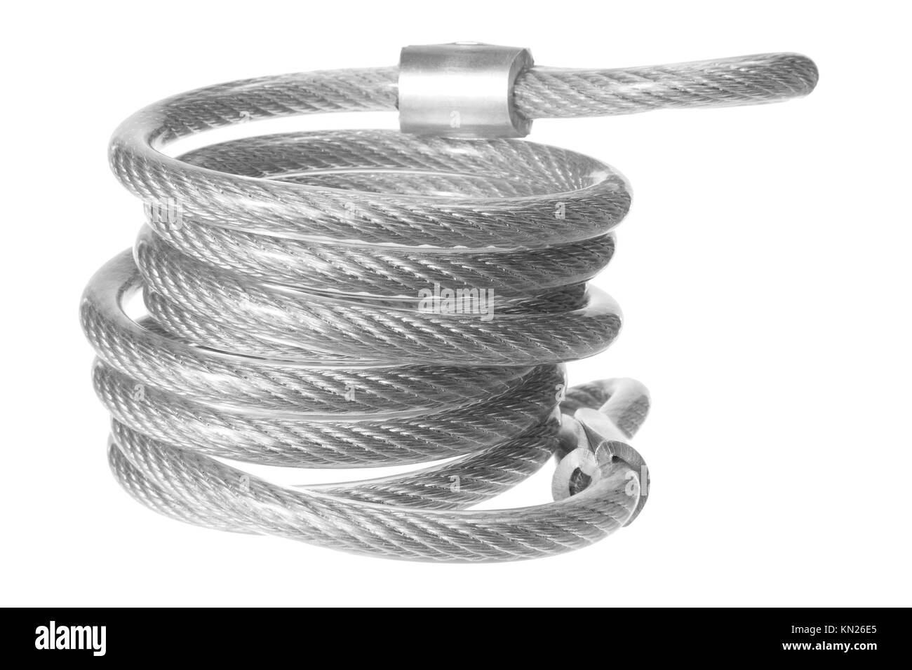 Texture wire rope steel cable Cut Out Stock Images & Pictures - Alamy