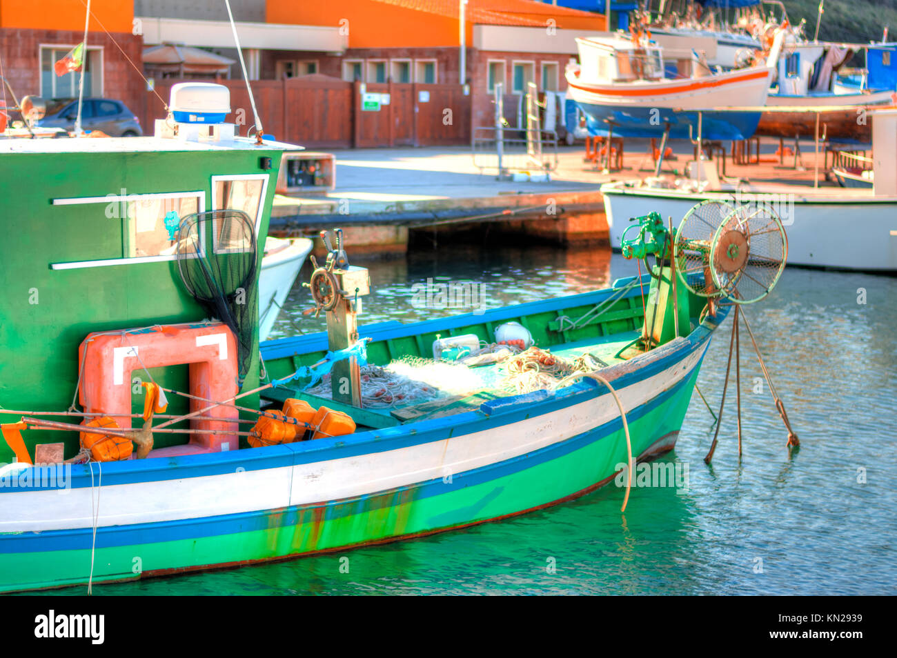 Harbour full small boats hi-res stock photography and images - Alamy