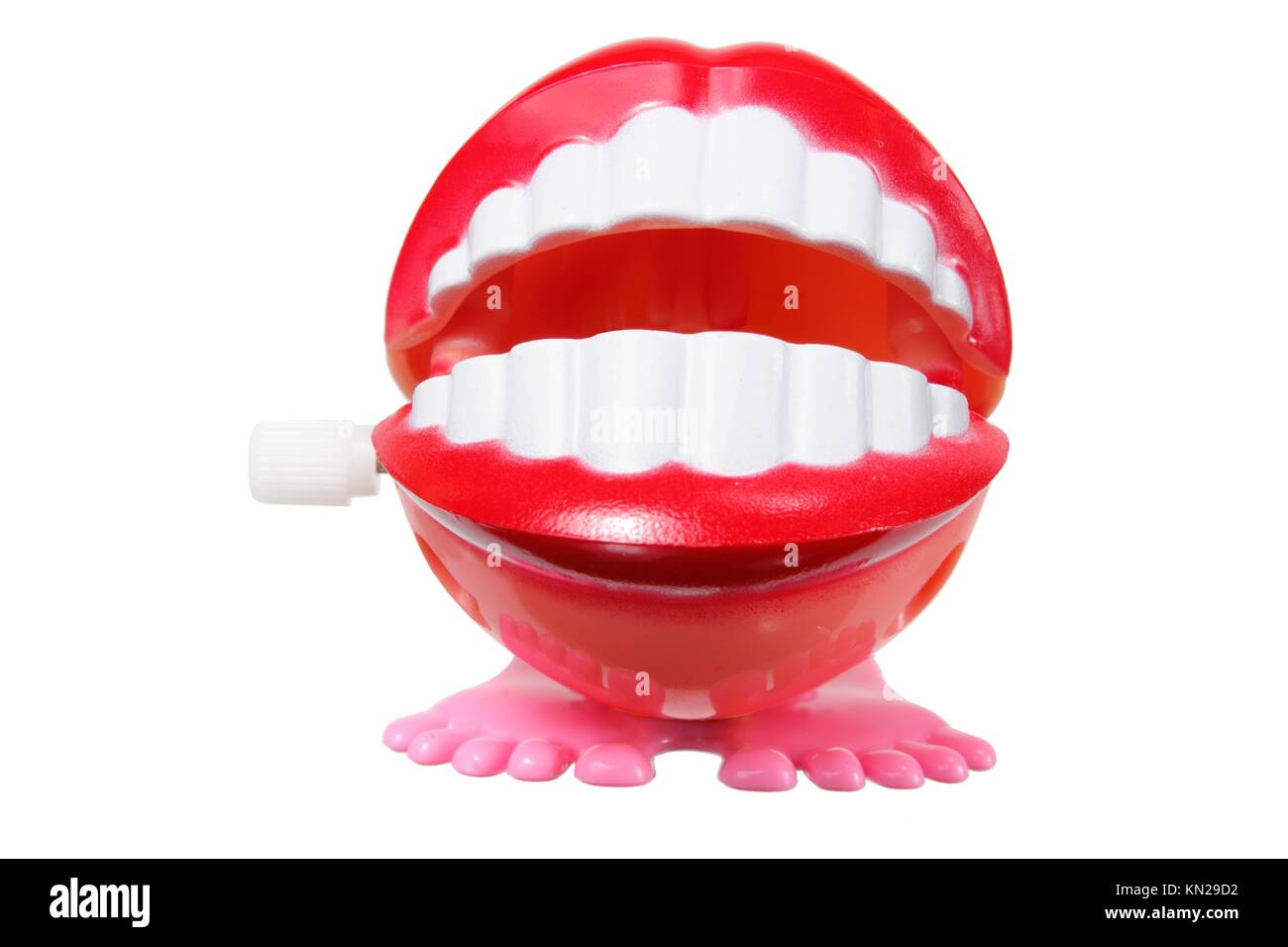 Teeth Chattering Toy White Background High Resolution Stock Photography ...