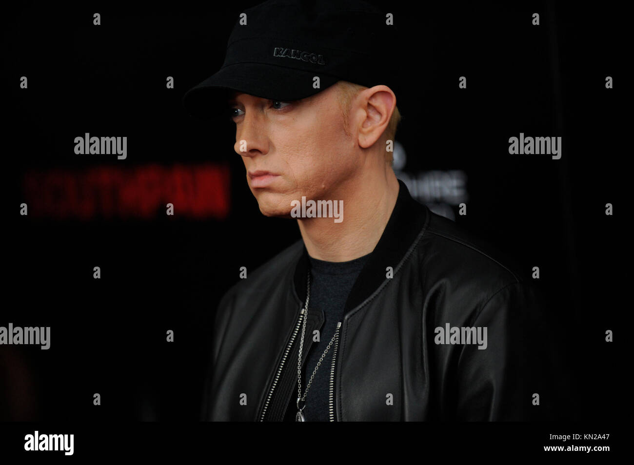 NEW YORK, NY - JULY 20: Eminem attends the 'Southpaw' New York premiere ...