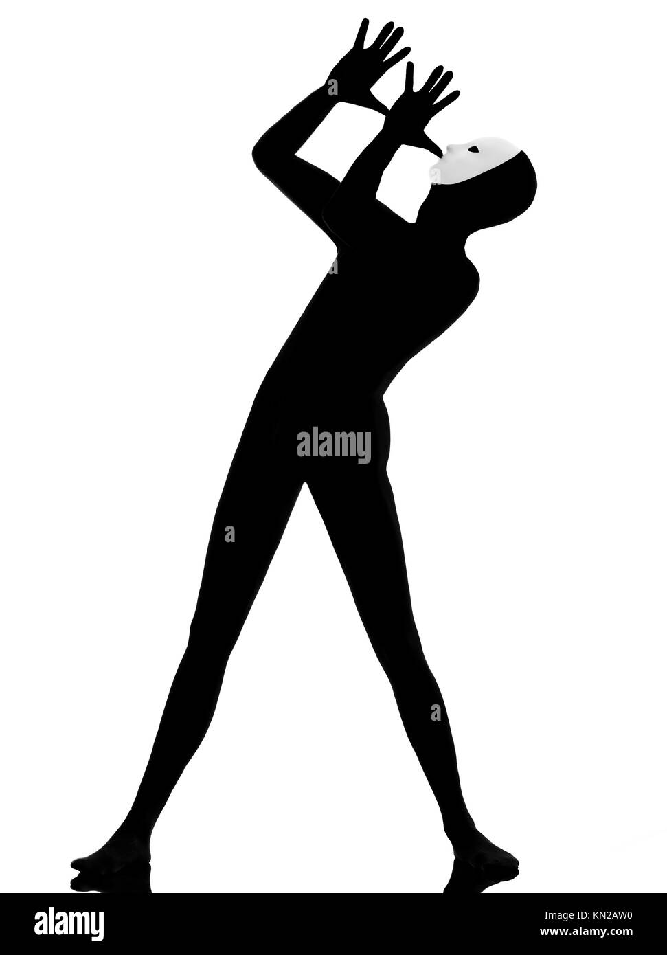 Mime Mask Silhouette High Resolution Stock Photography and Images - Alamy
