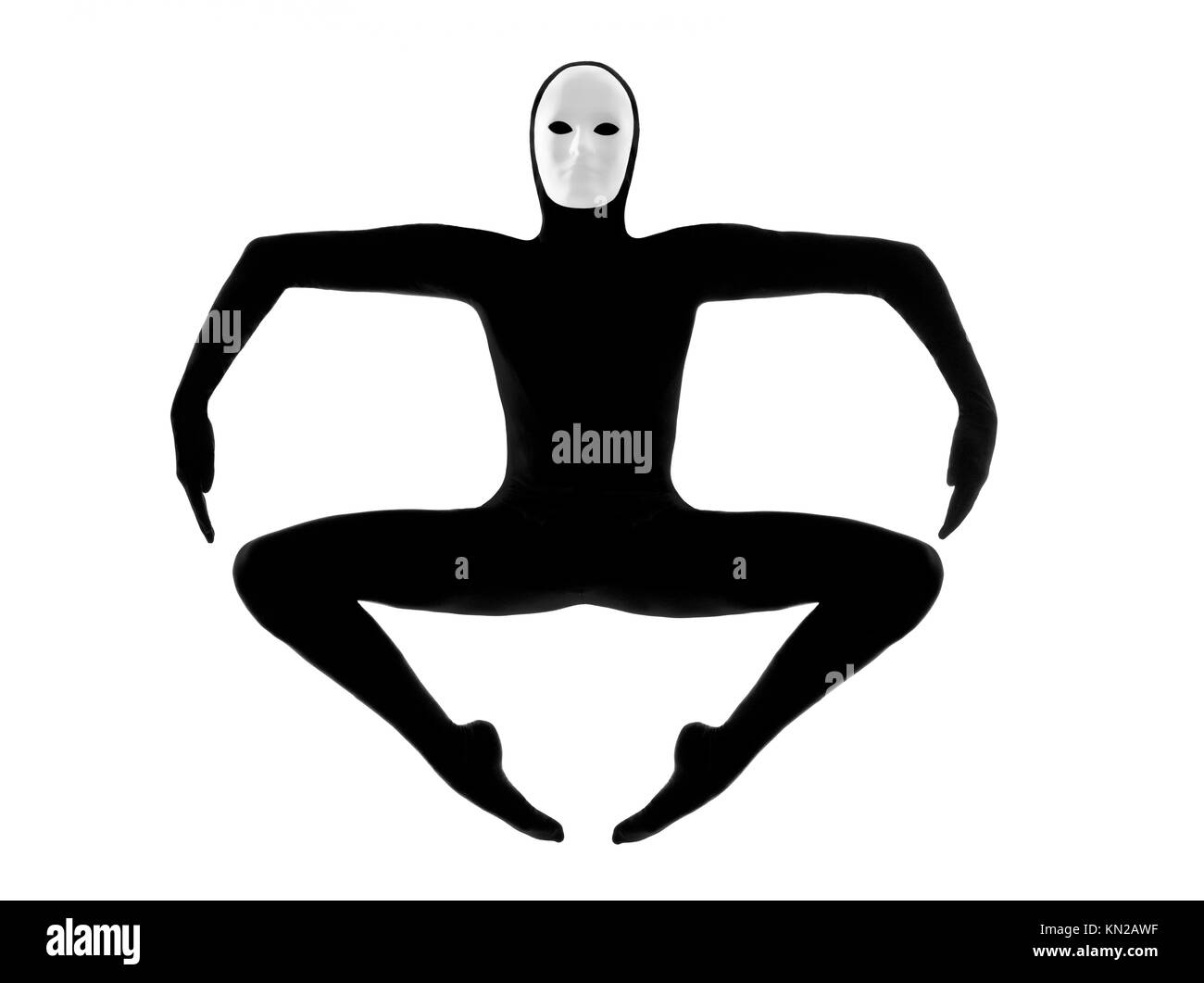 Mime mask silhouette hi-res stock photography and images - Alamy