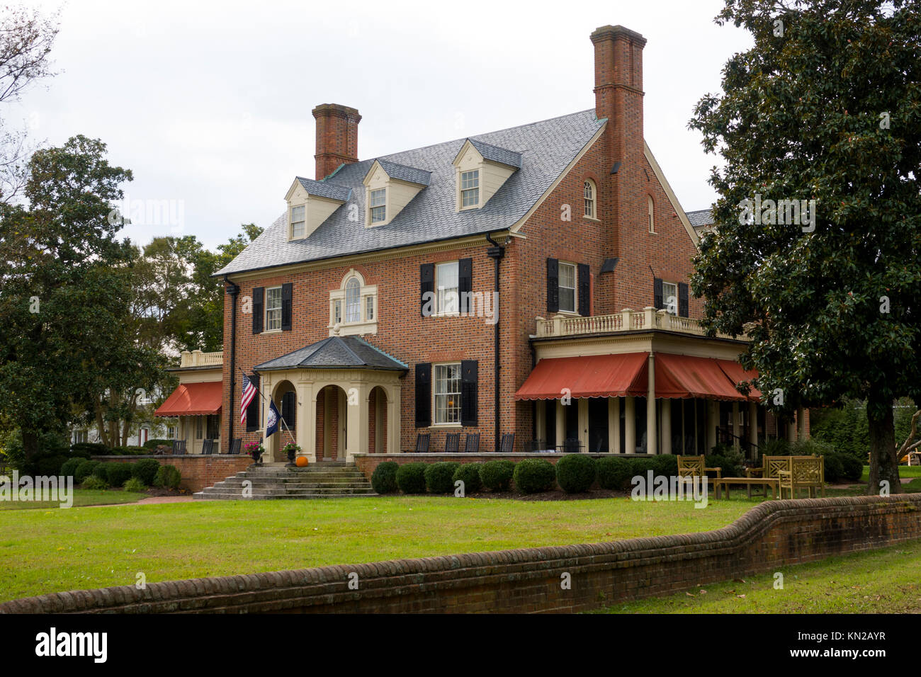 USA Virginia VA Colonial Yorktown the historic Hornsby House Inn on ...