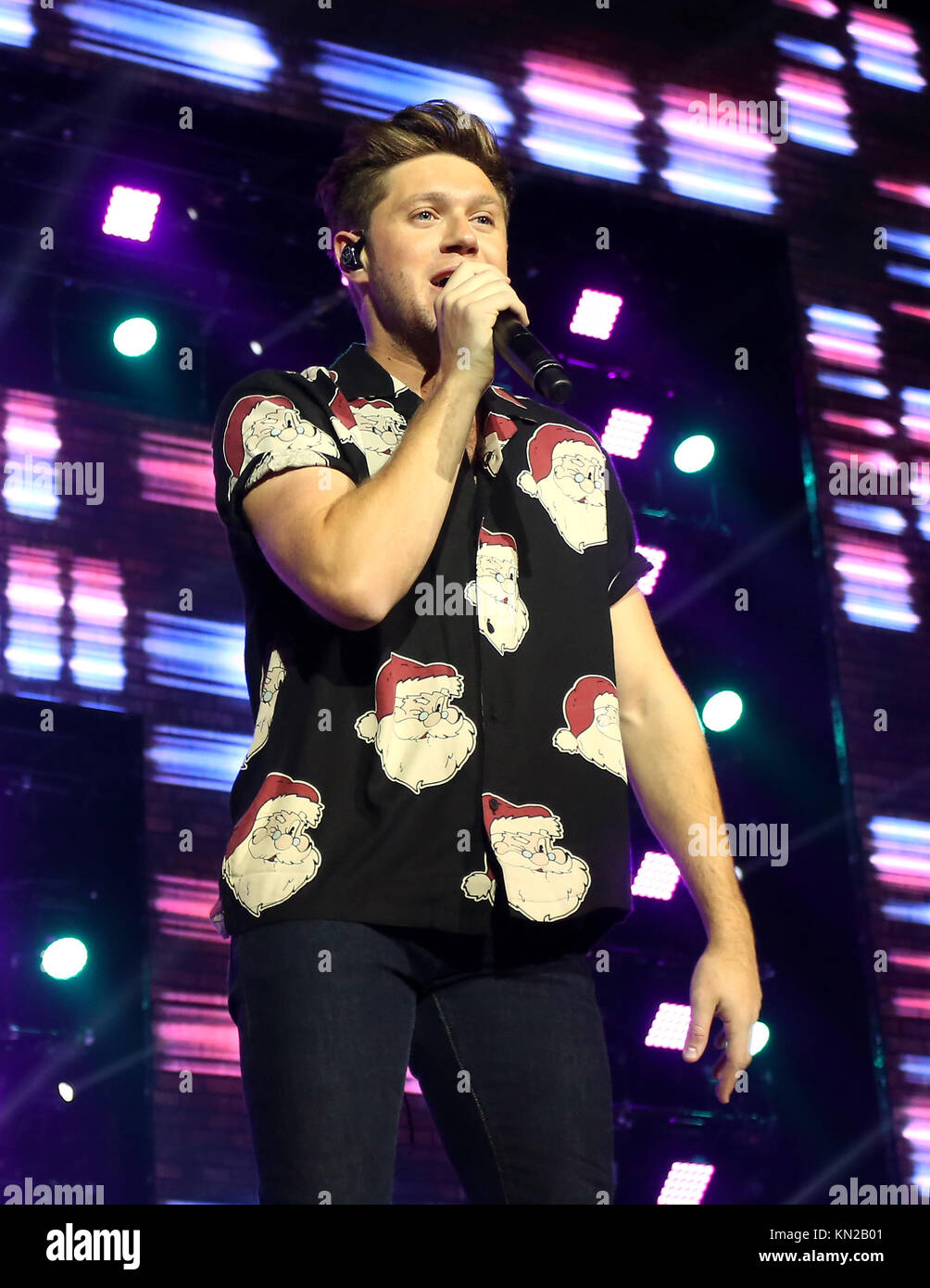 Niall Horan performs on stage during day one of Capital's Jingle Bell ...