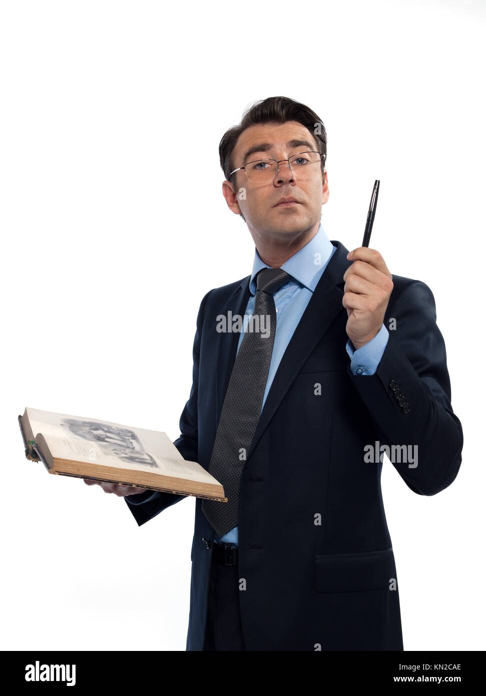 Professor pointing direction hi-res stock photography and images - Alamy