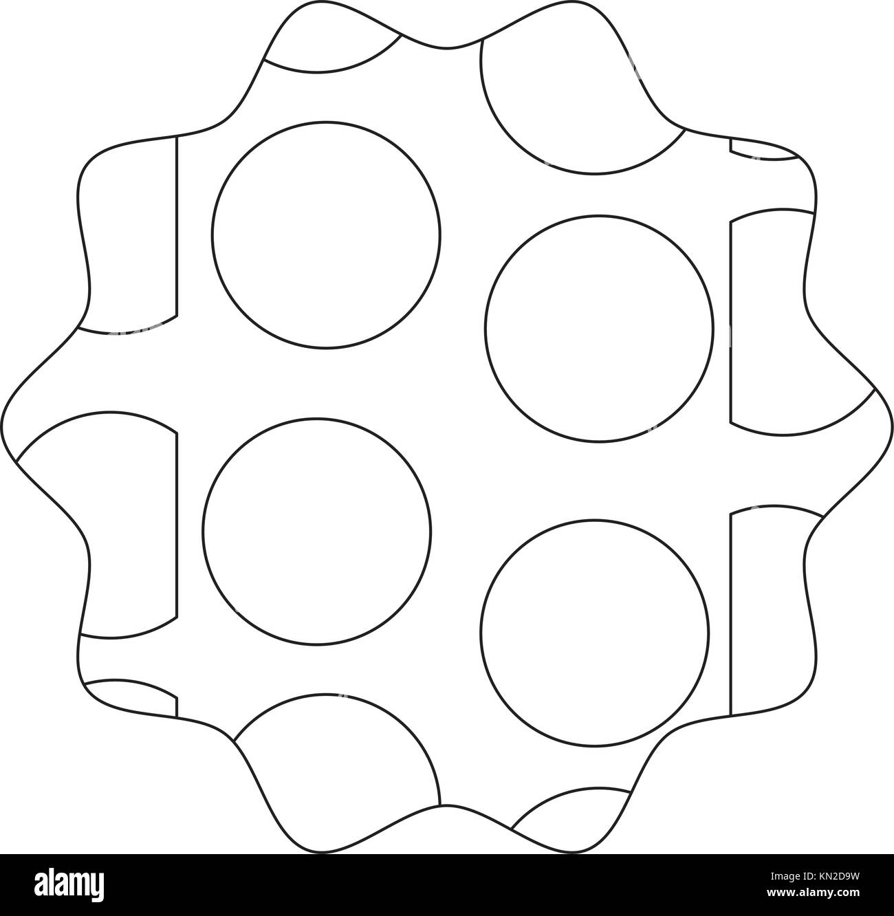 line star with memphis geometric figure background vector illustration ...