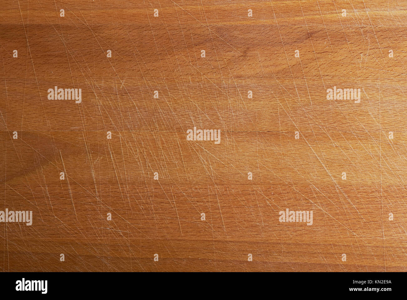 Wooden board surface damage with scratchesfrom knife Stock Photo - Alamy