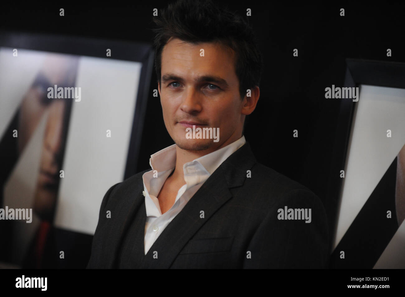 NEW YORK, NY - AUGUST 13: Rupert Friend arrives for 'Hitman: Agent 47 ...