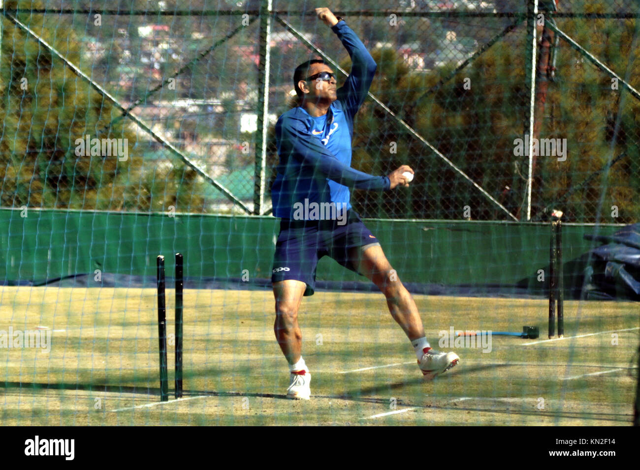 Dharamshala, India. 09th Dec, 2017. Mohinder Singh Dhoni during the ...