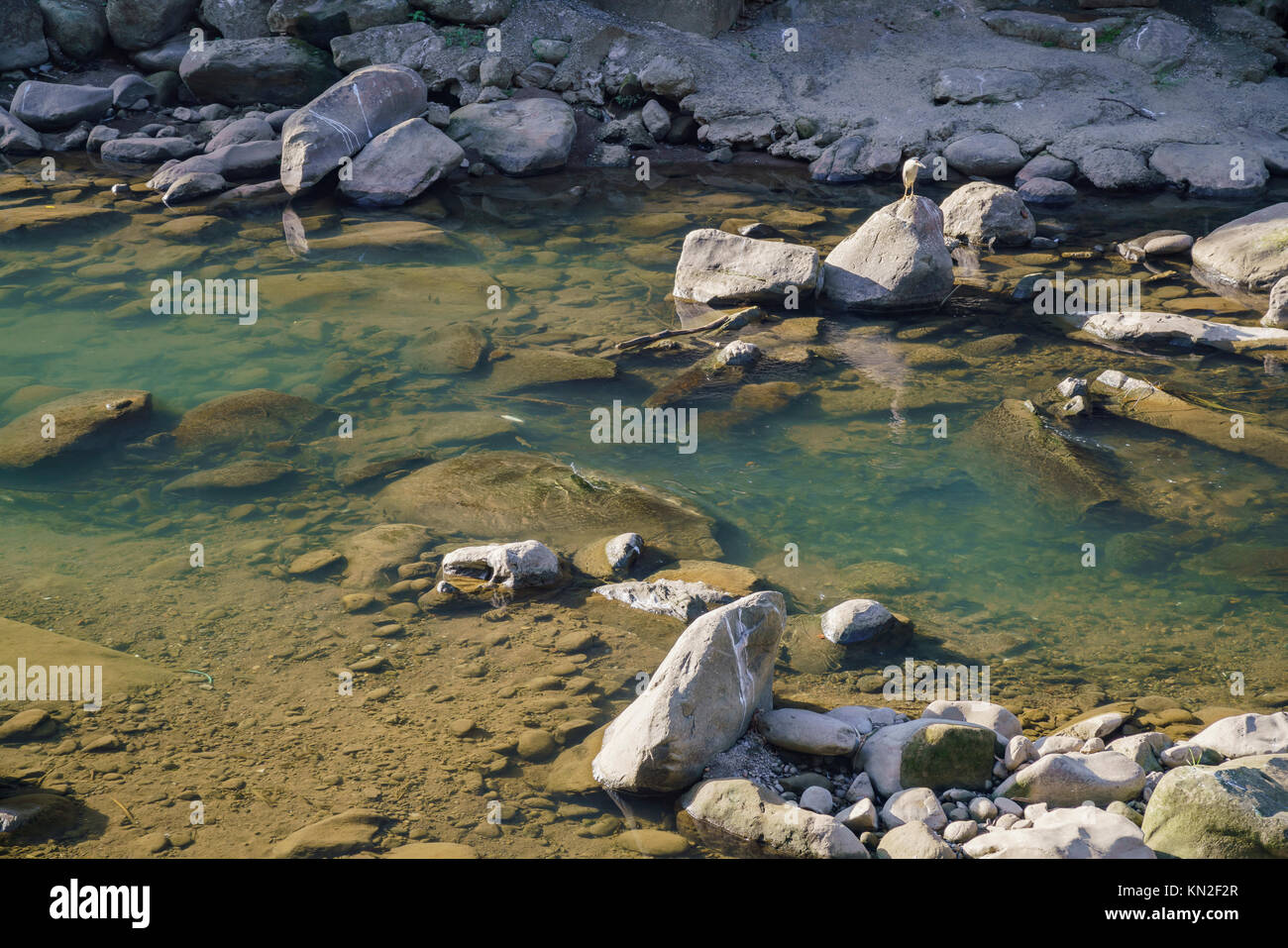 The famous Shiding old street with river view during morning at Shiding ...