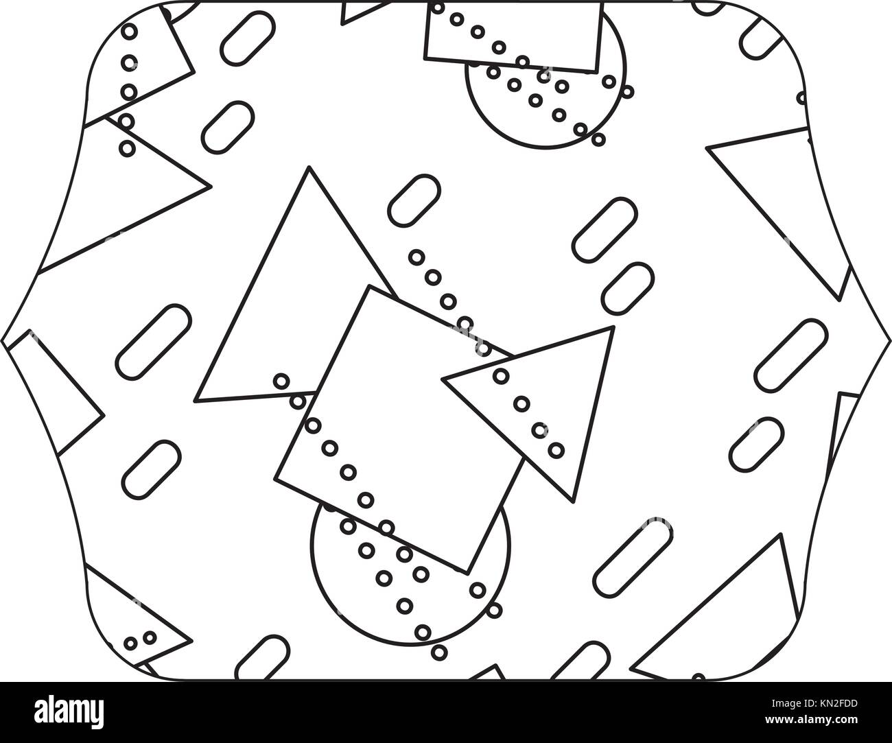 Edge geometric figures Stock Vector Images - Alamy
