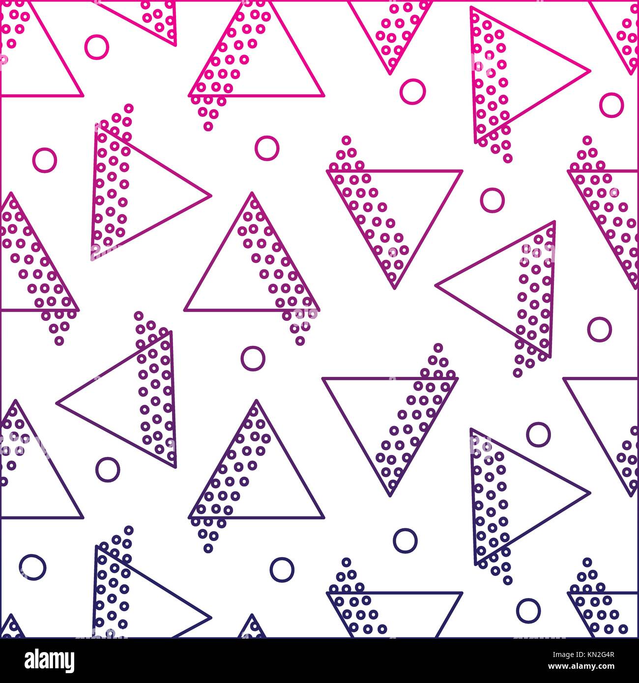 color line triangle figures memphis style background vector ...