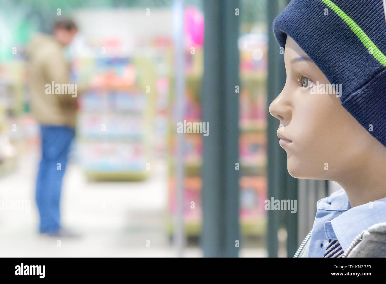 Dummy profile, blurred abstract Store Stock Photo - Alamy