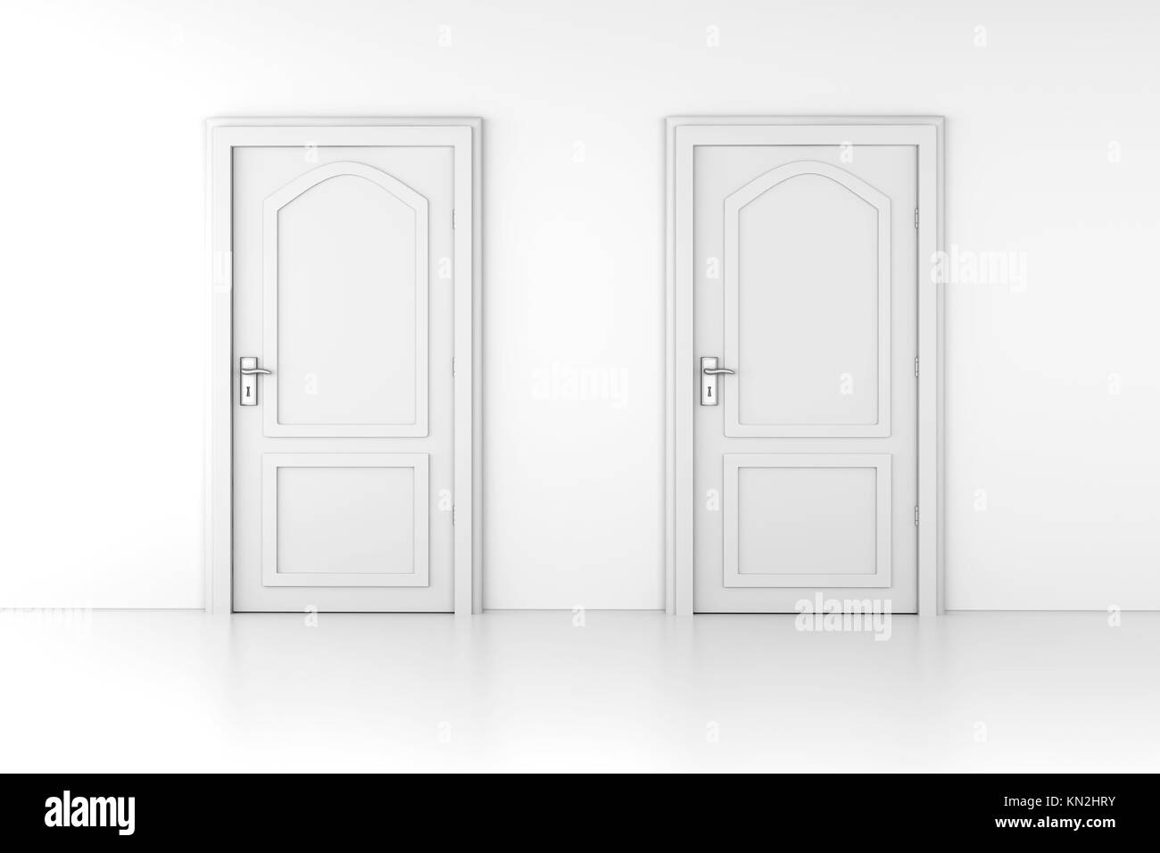 Two doors man choice hi-res stock photography and images - Alamy