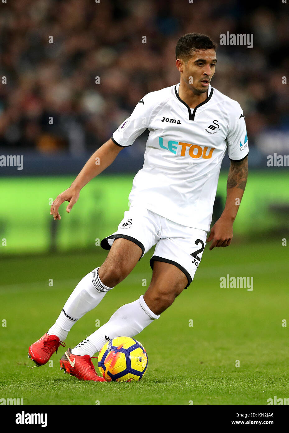 Swansea City's Kyle Naughton during the Premier League match at the ...