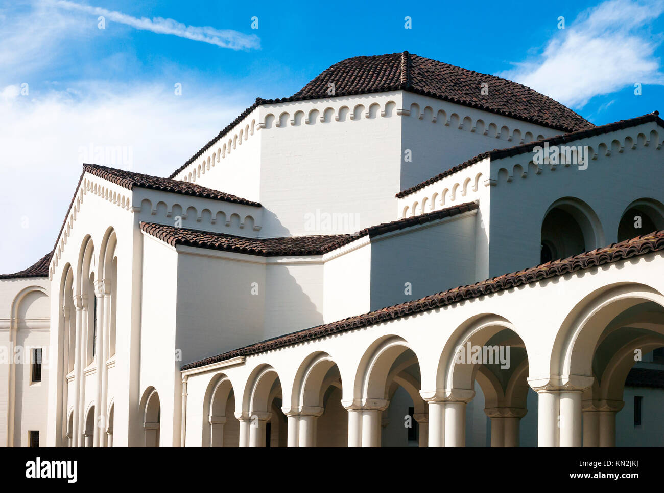 A detail image of many architectural features on a church Stock Photo ...