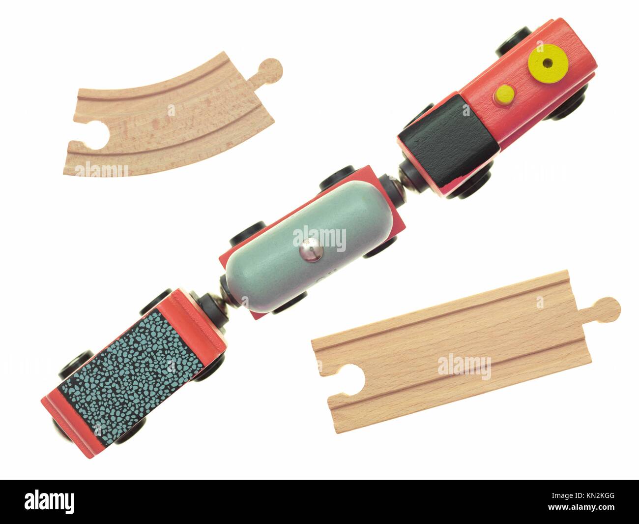 Railroad track Cut Out Stock Images & Pictures - Alamy