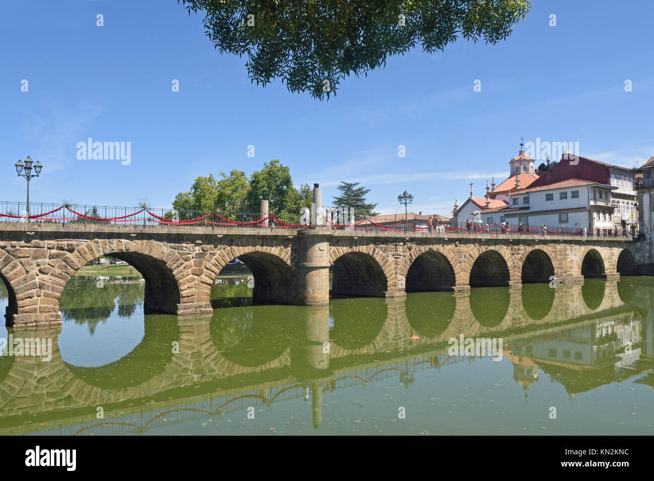 Roman bridge of Chaves, Portugal Stock Photo - Alamy