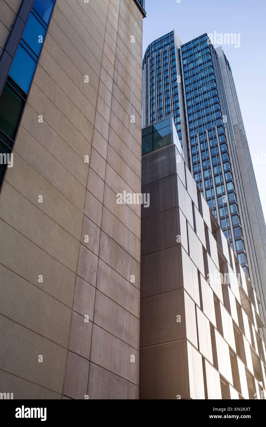 Modern High Rise Tower Blocks Accommodation Bankside Southwark London ...