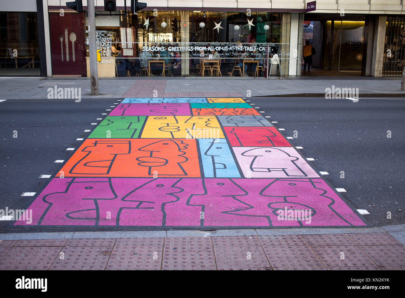 Painting road crossing pedestrian hi-res stock photography and images ...