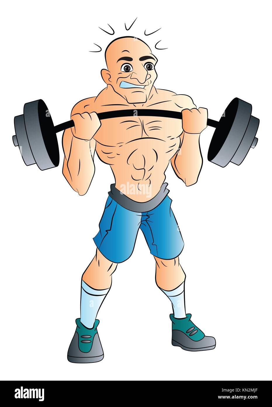 Strongman illustration hi-res stock photography and images - Alamy