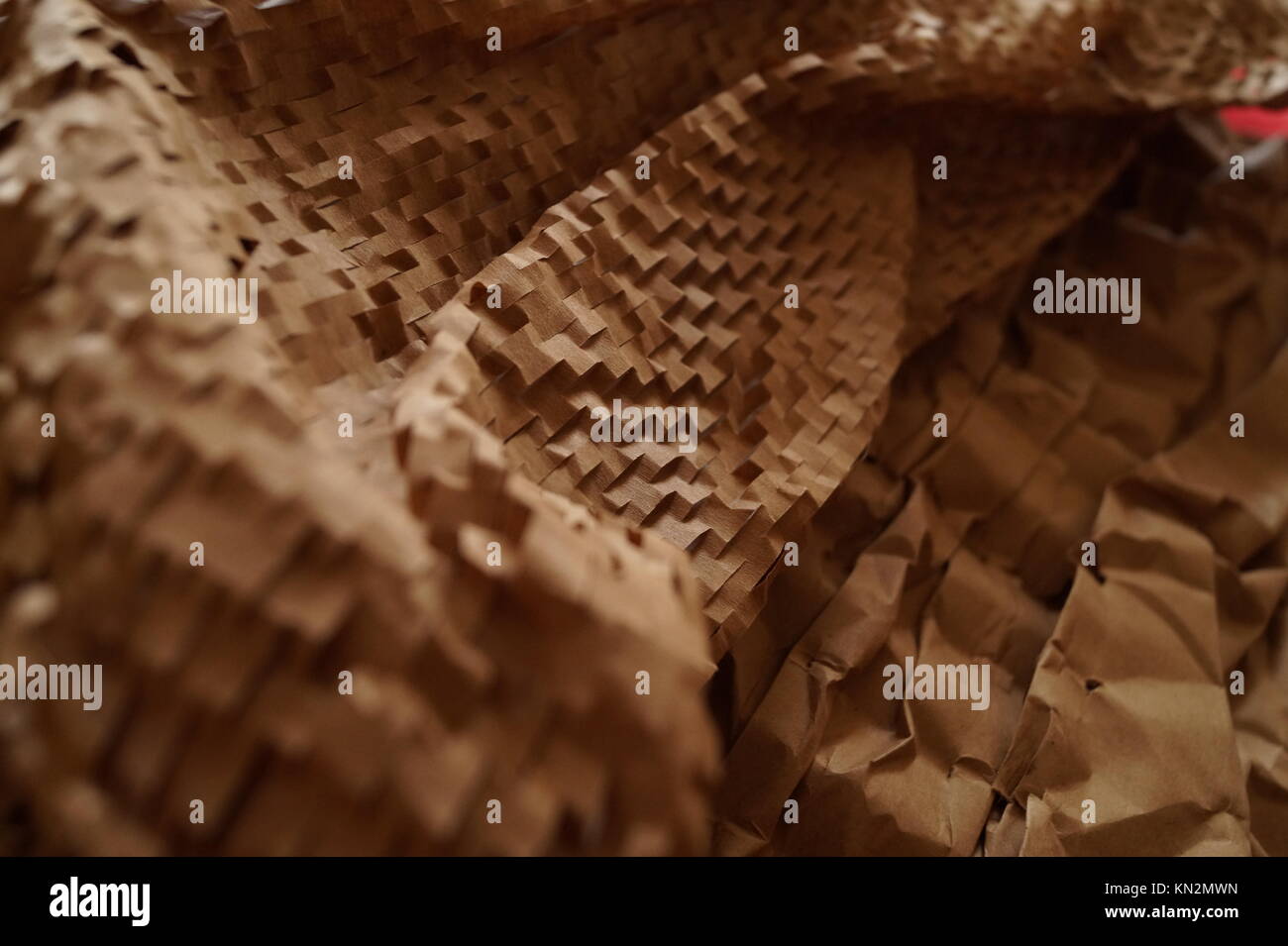 crumbled cardboard package Stock Photo - Alamy