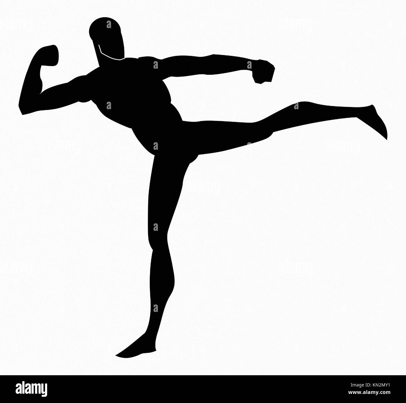 Dancer Silhouette Clip Art Kick