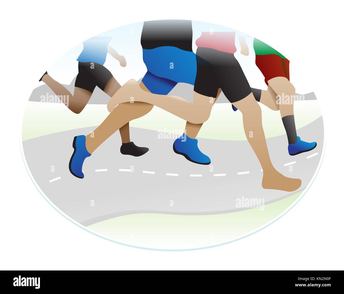 Drawing athletic runner sport active hi-res stock photography and ...