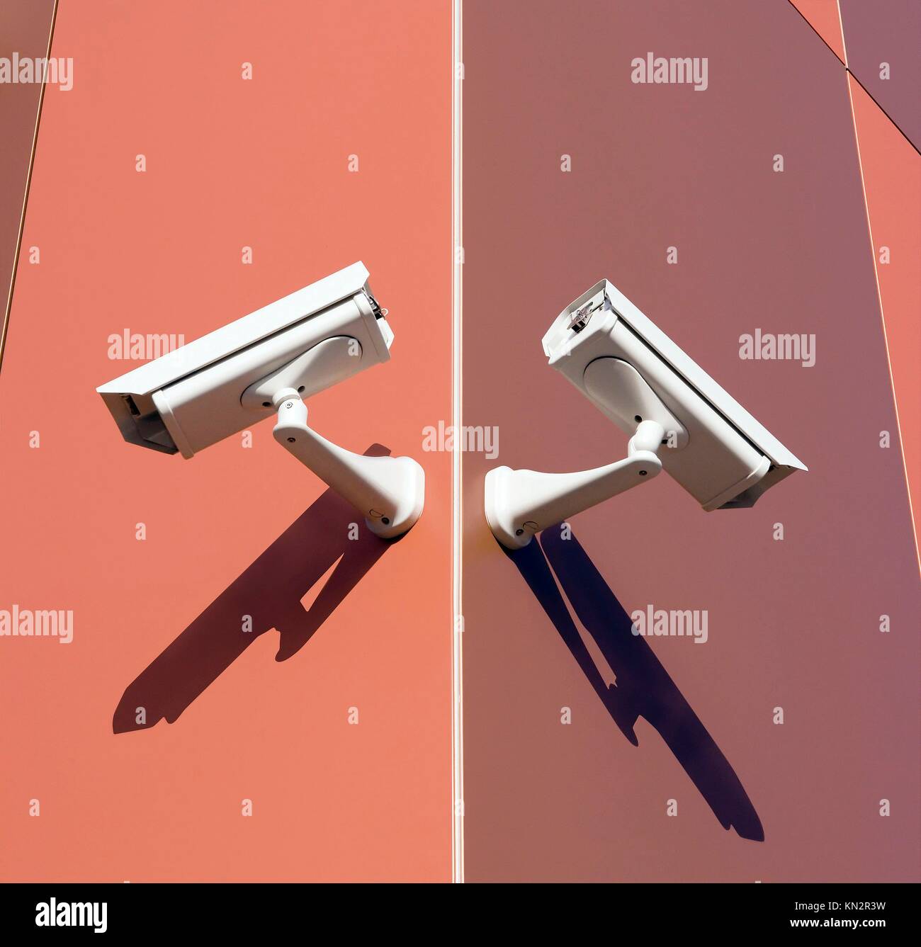 Surveillance Cameras Corner Building High Resolution Stock Photography ...