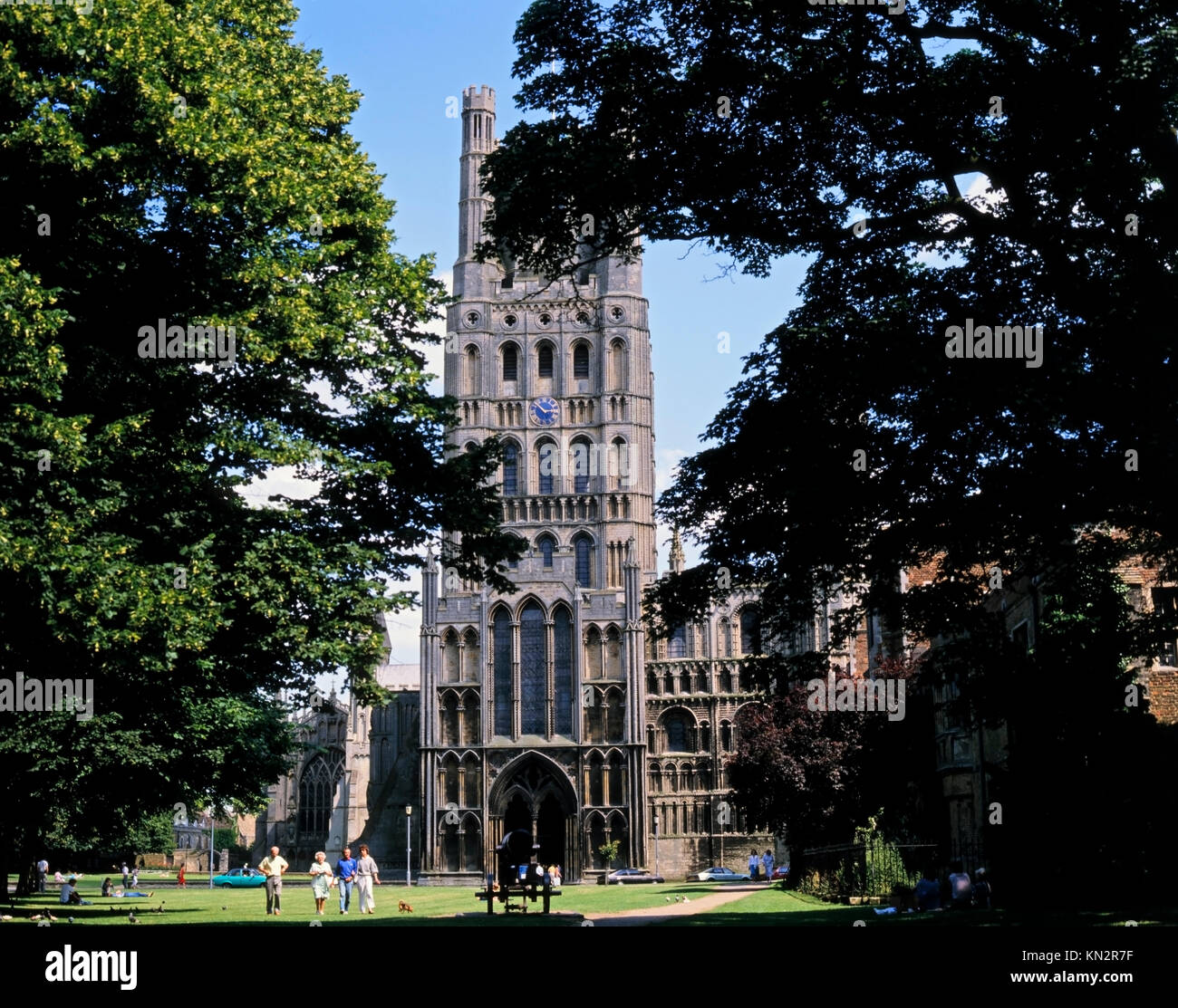 Ely Cathedral, Ely, Cambridgeshire, England, United Kingdom Stock Photo ...