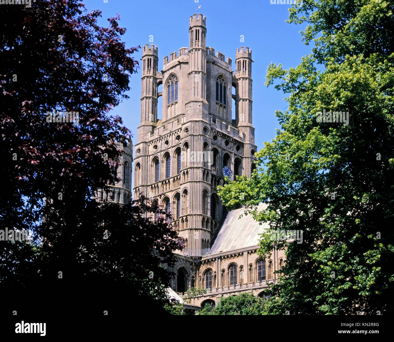 Ely Cathedral, Ely, Cambridgeshire, England, United Kingdom Stock Photo ...