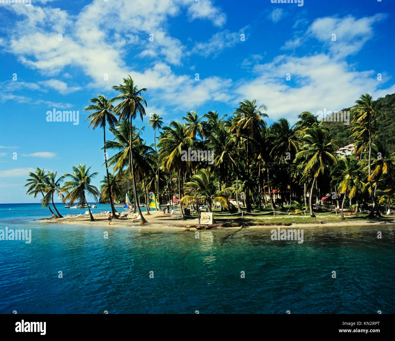 Marigot Bay, St. Lucia, Windward Isles, West Indies, Caribbean Stock ...