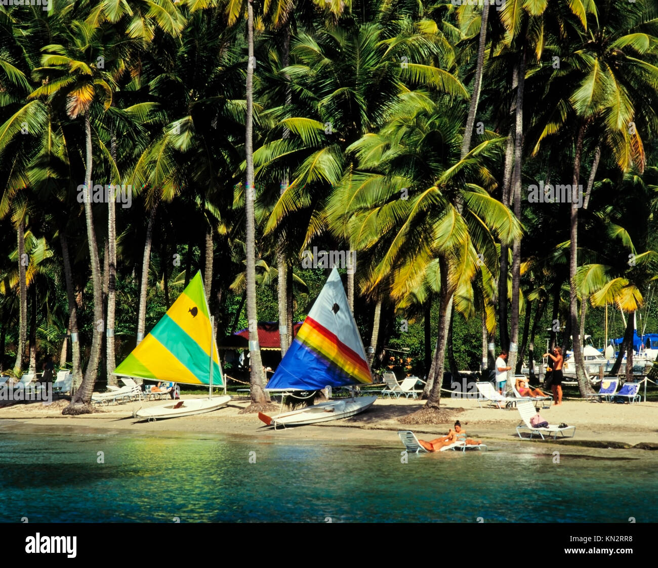 Marigot Bay, St. Lucia, Windward Isles, West Indies, Caribbean Stock ...