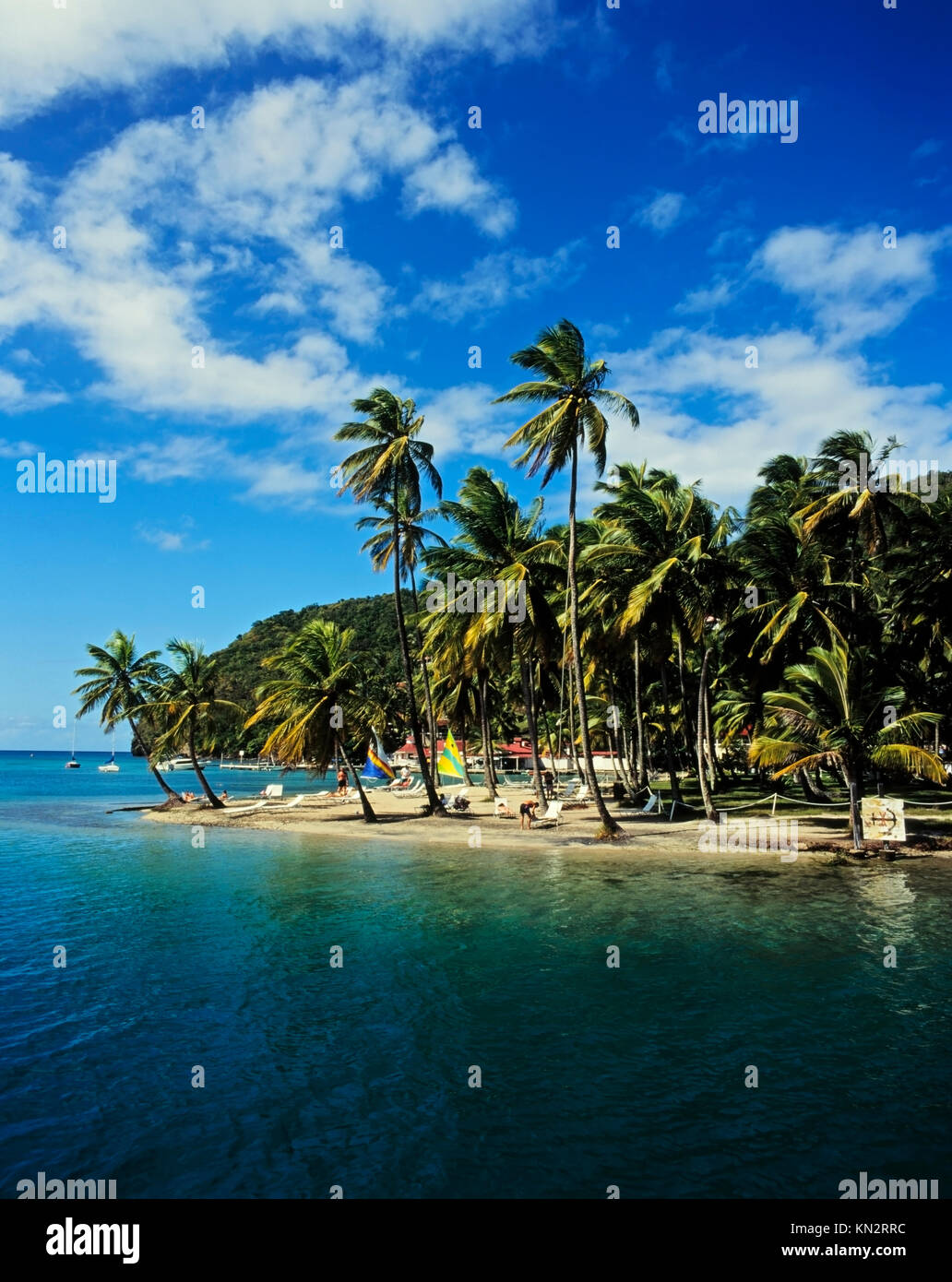 Marigot Bay, St. Lucia, Windward Isles, West Indies, Caribbean Stock ...