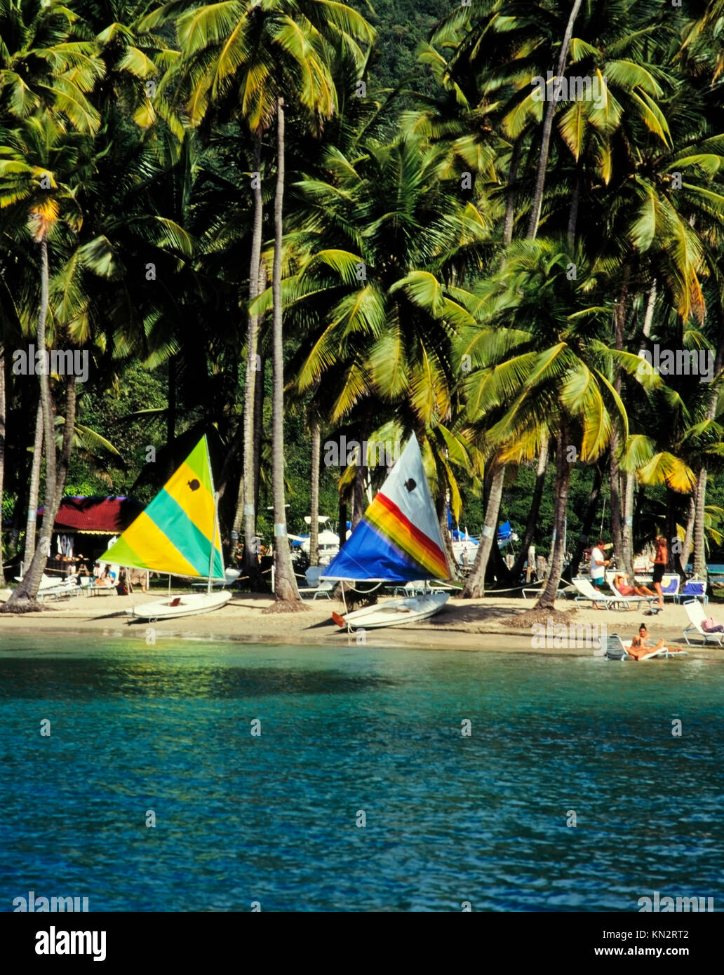 Marigot Bay, St. Lucia, Windward Isles, West Indies, Caribbean Stock ...