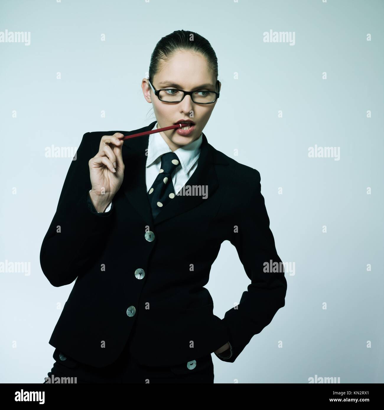 Chew Pencil High Resolution Stock Photography and Images - Alamy