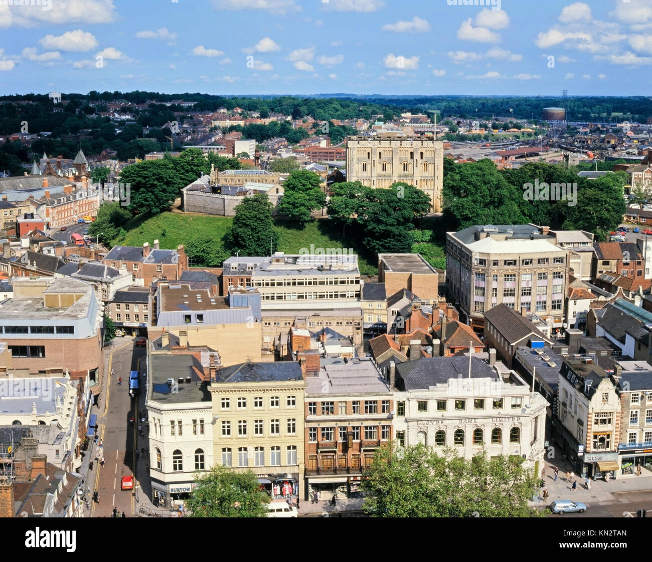 Aerial view norwich city centre hi-res stock photography and images - Alamy