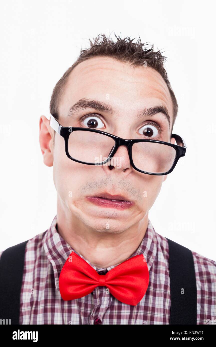 Shocked man retro hi-res stock photography and images - Alamy