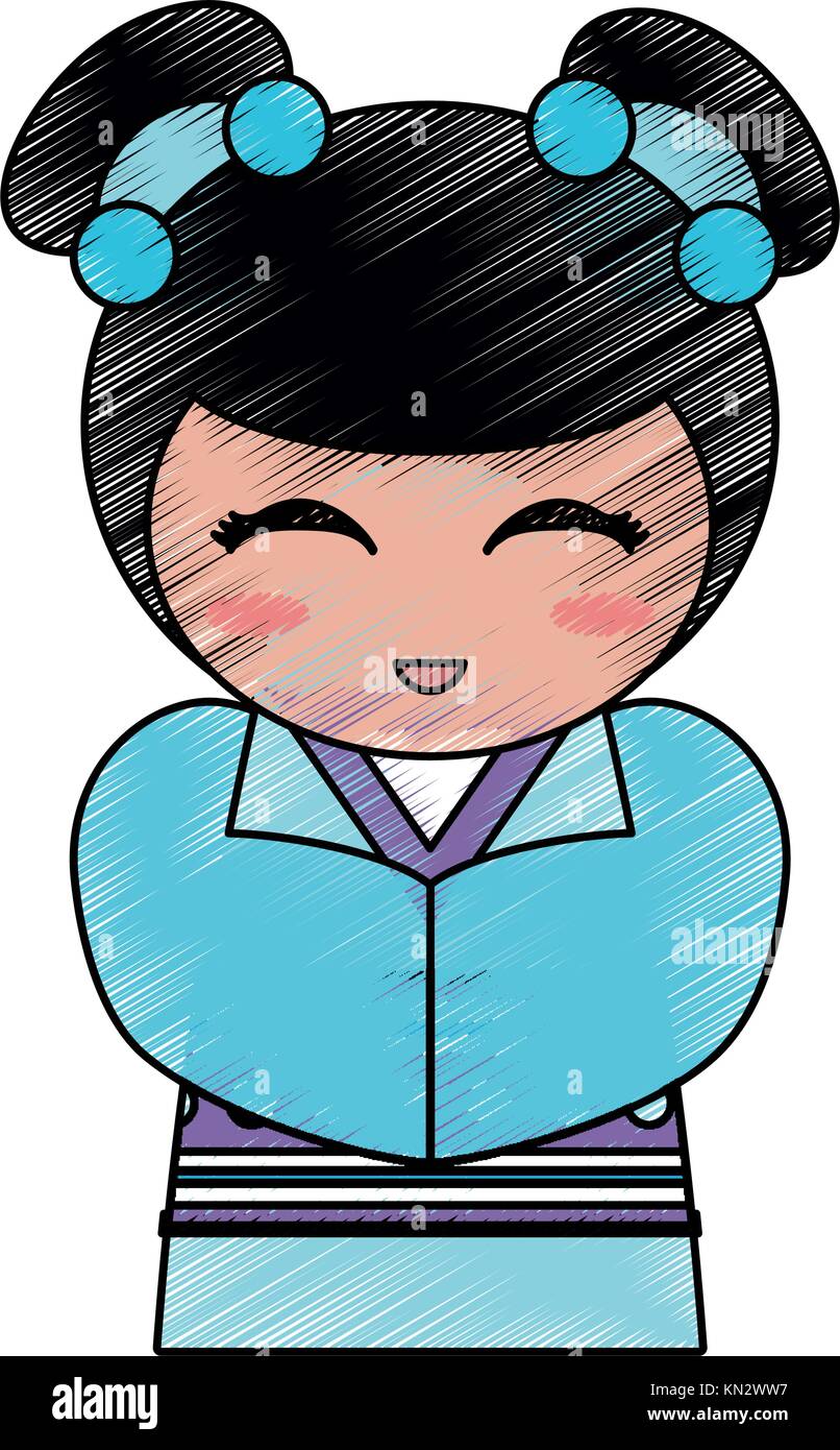 Geisha cartoon avatar Stock Vector Image & Art - Alamy