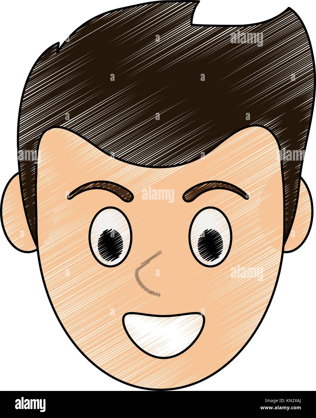 Young man face Stock Vector Image & Art - Alamy