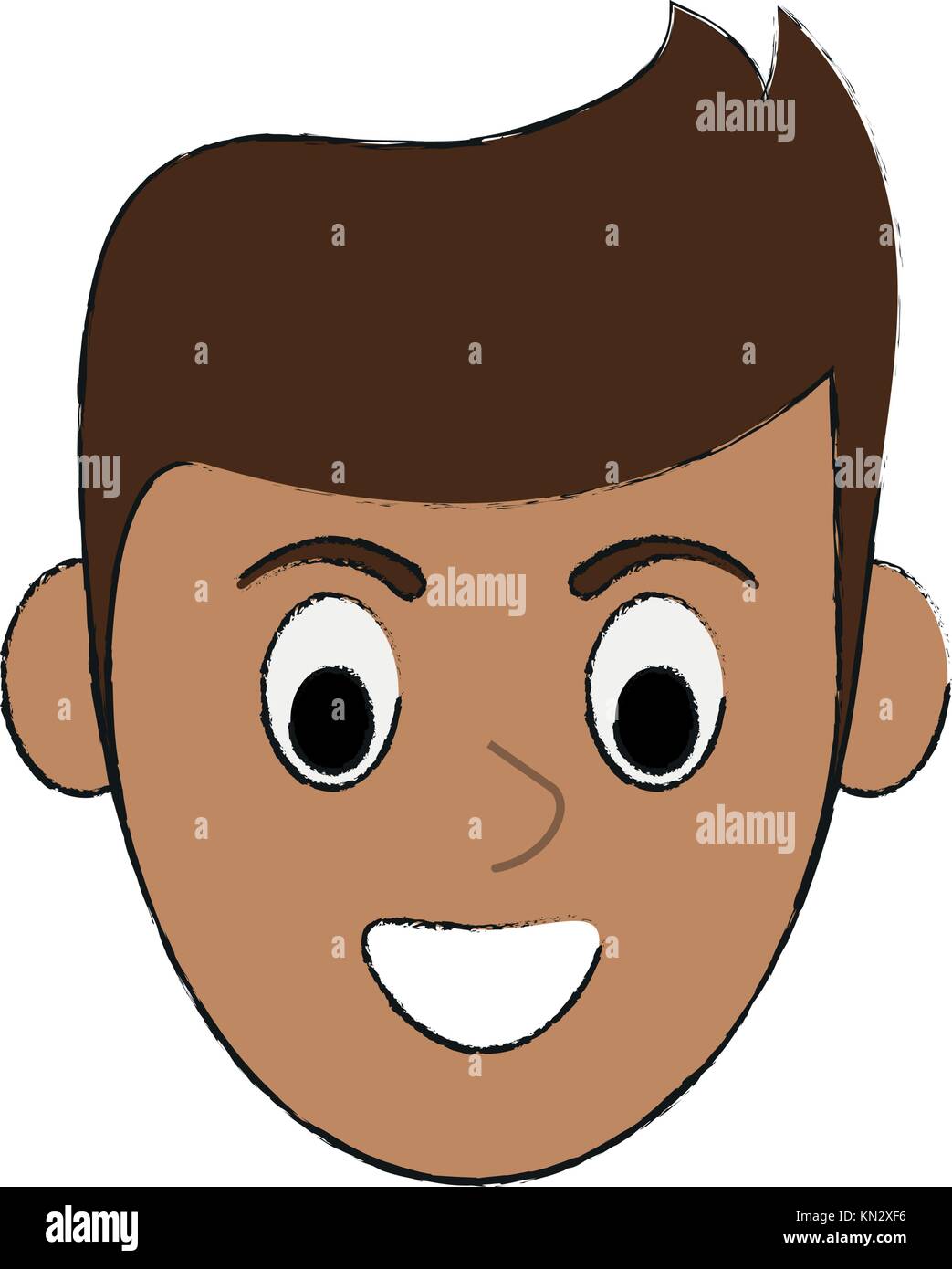 Young man face Stock Vector Image & Art - Alamy