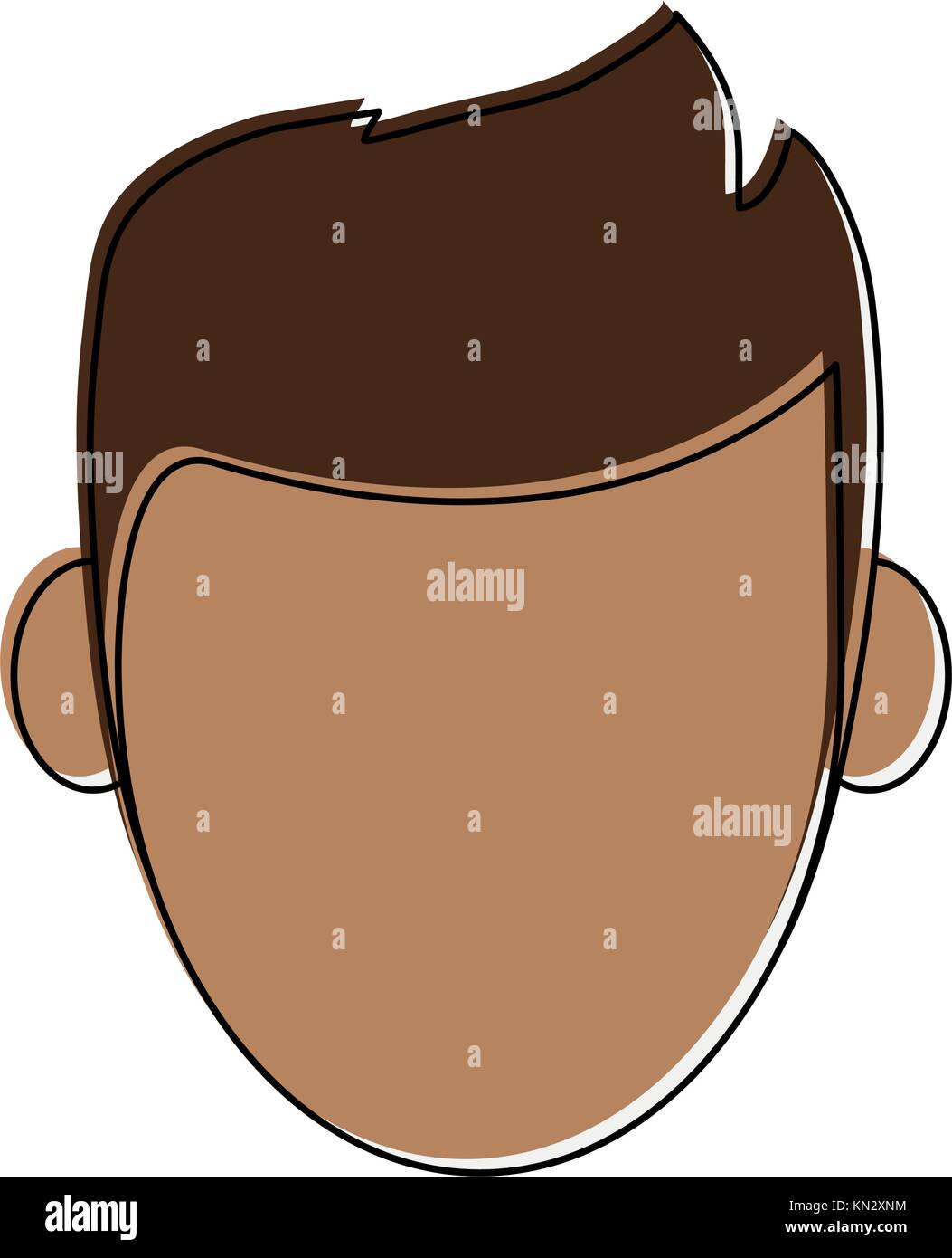 Young man face Stock Vector Image & Art - Alamy