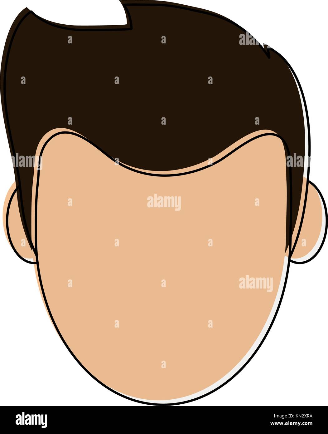 Young man face Stock Vector Image & Art - Alamy