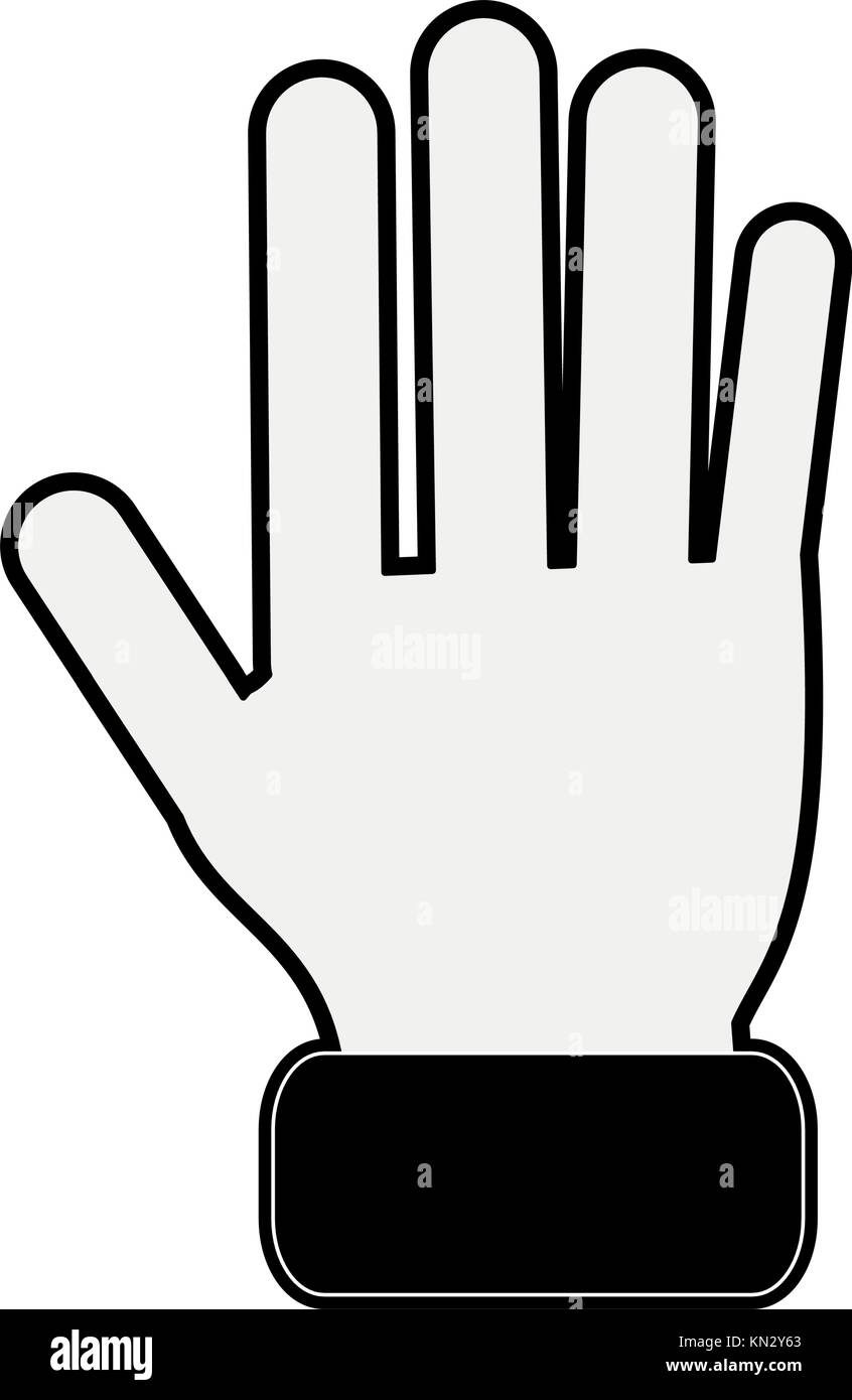Human hand symbol Stock Vector Image & Art - Alamy