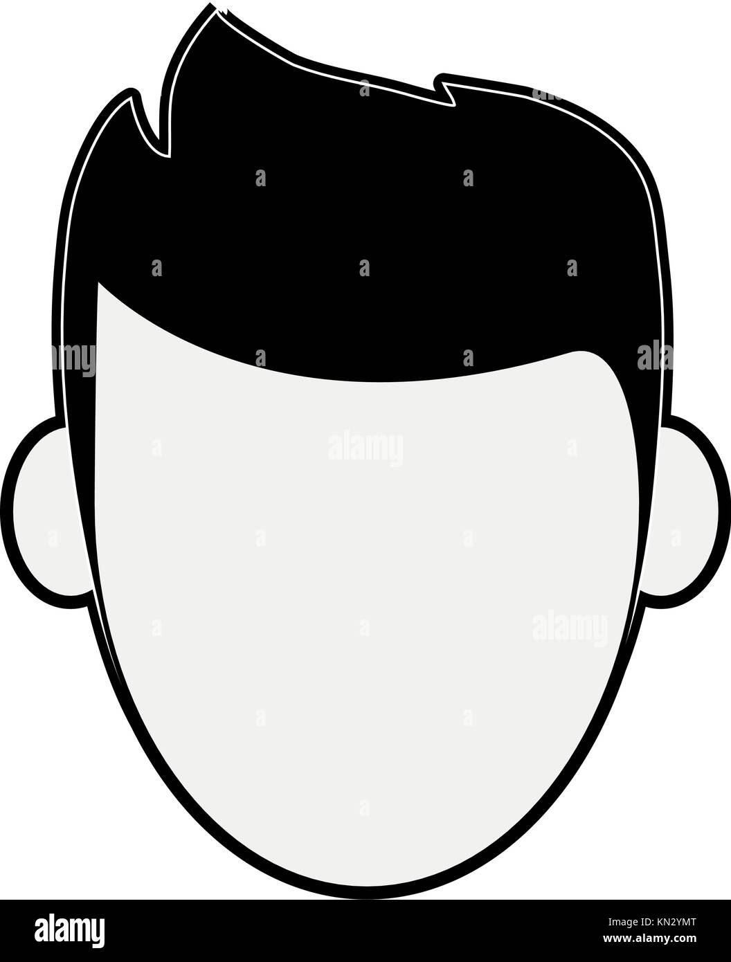 Young man face Stock Vector Image & Art - Alamy